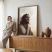 Jesus Smiling, Modern Jesus Painting, Jesus Reflecting, Modern ...
