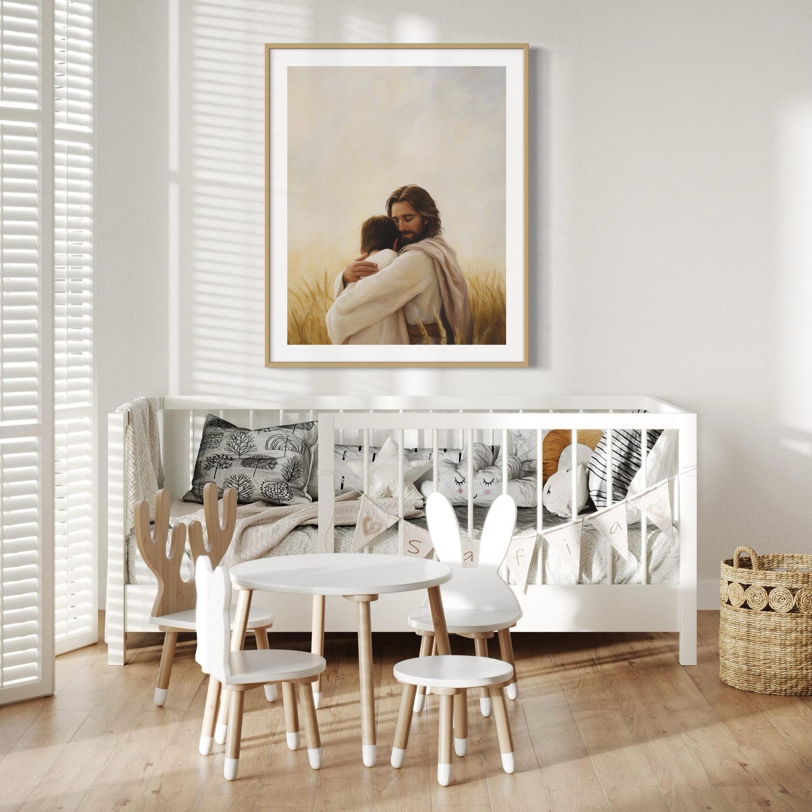 Jesus Hugging Boy, Christian Art, Jesus With Boy, Jesus Wall Art, LDS ...