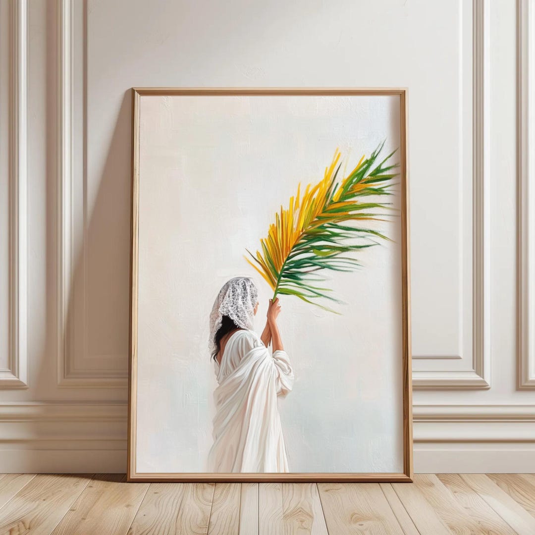 Palm Sunday Print, Christian Art, Jesus Wall Art, LDS Art, Bible Prints ...
