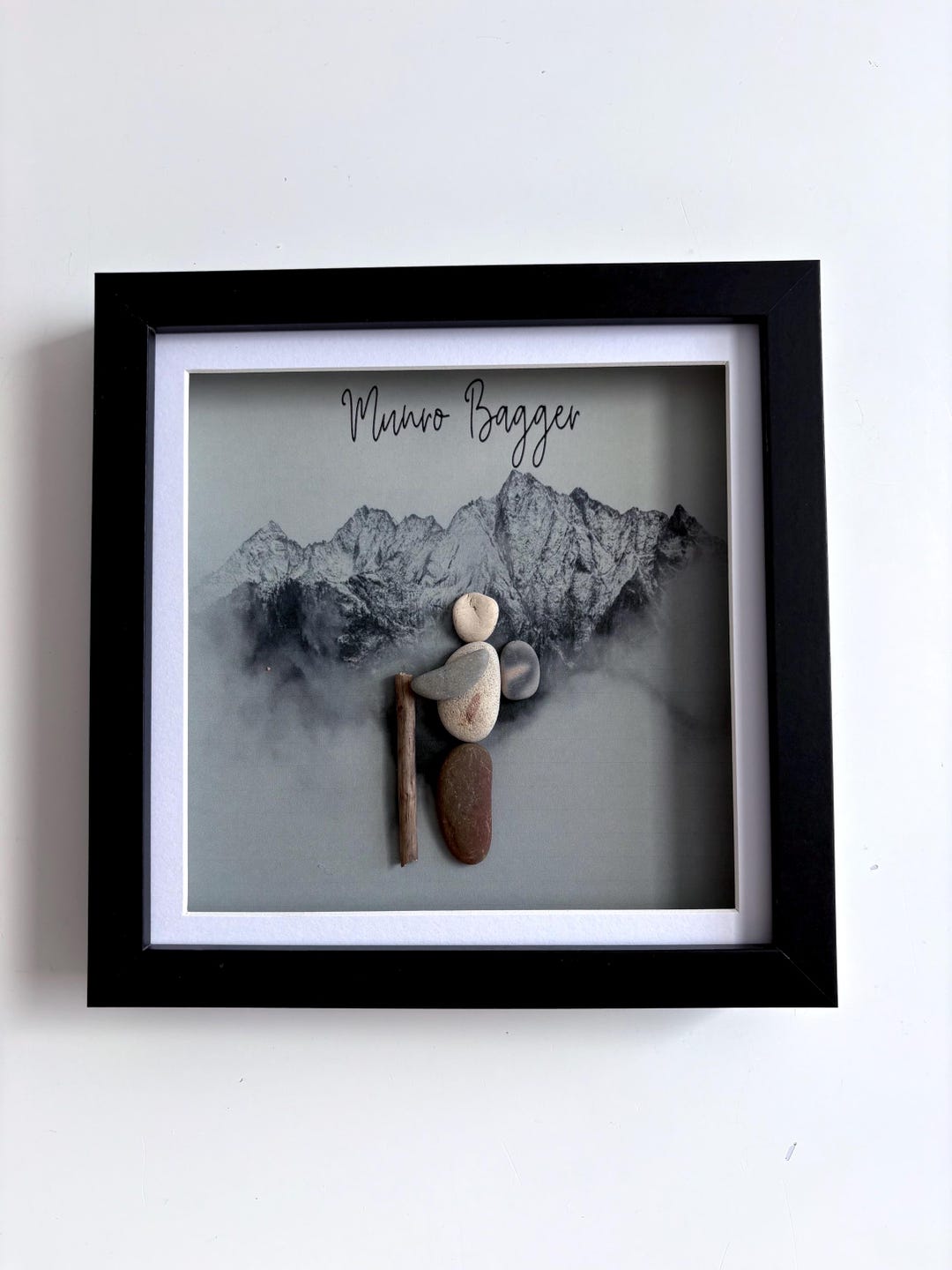 Handmade Scottish Mountain Art: Recycled Beach Materials, Munro Bagger ...
