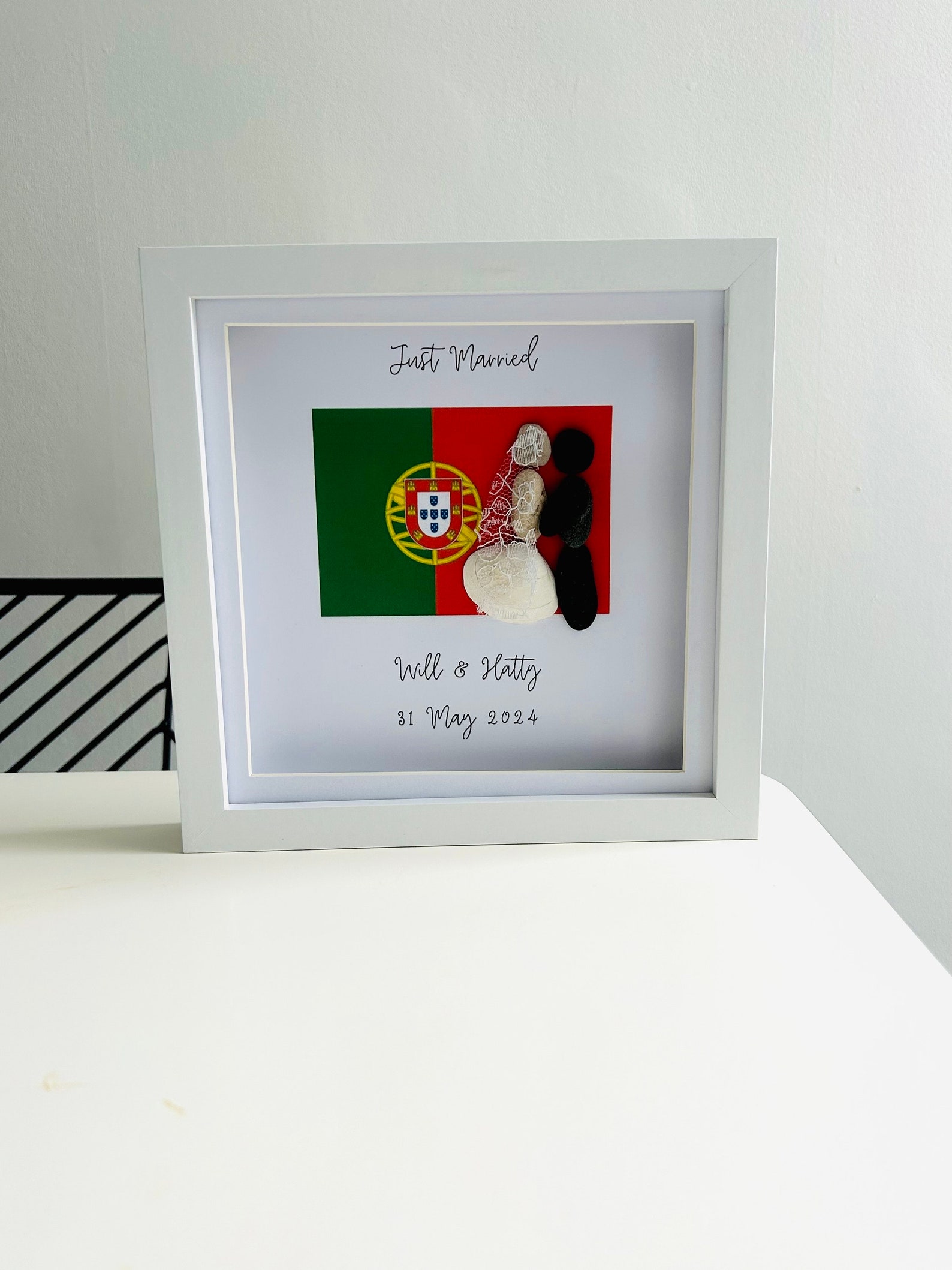 Just Married Abroad Wedding - Turkey Greece Spain Thailand - Flag and ...