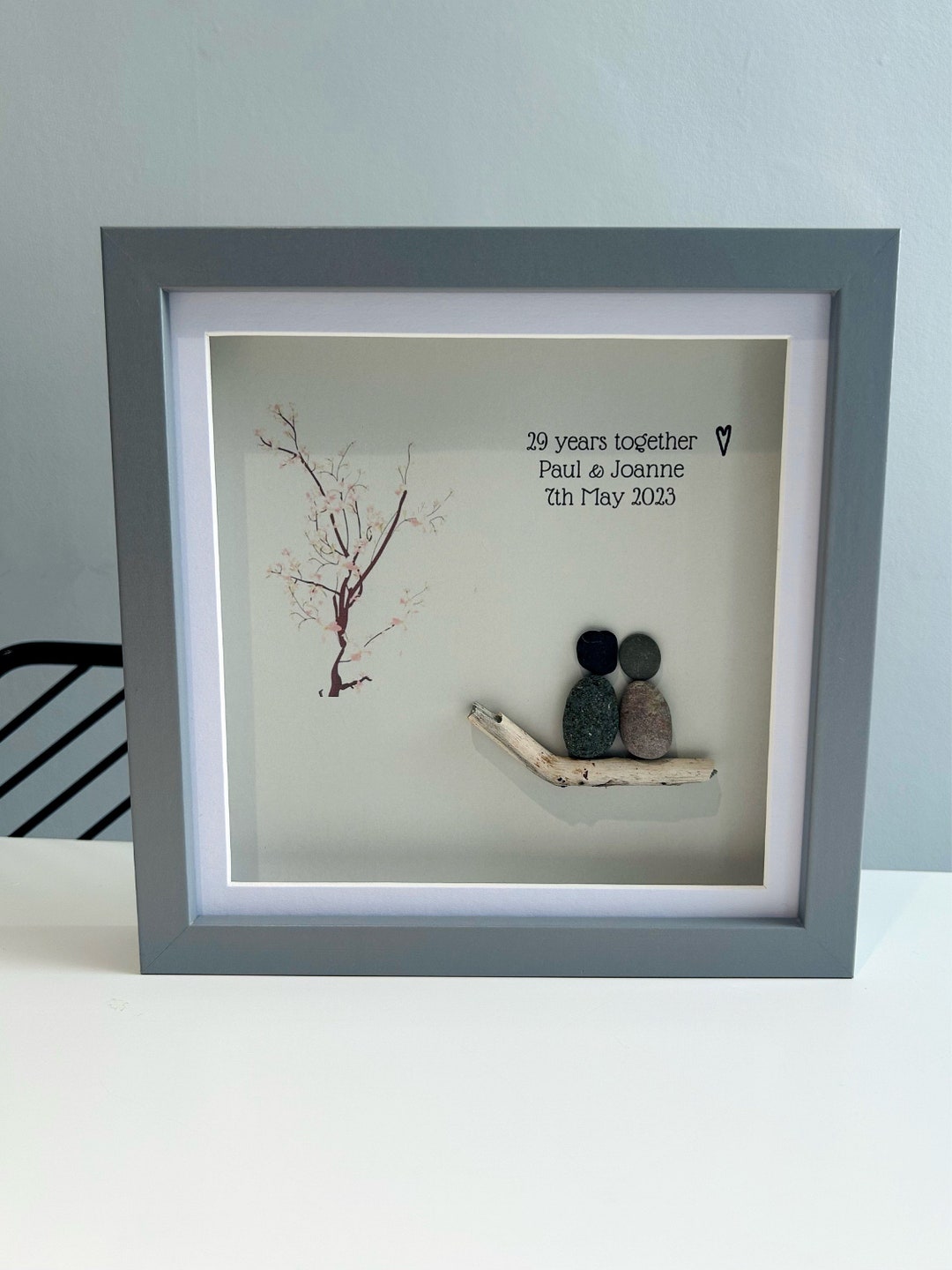 Anniversary Gift - Personalised - 20 Years - Special Date - Couple ...