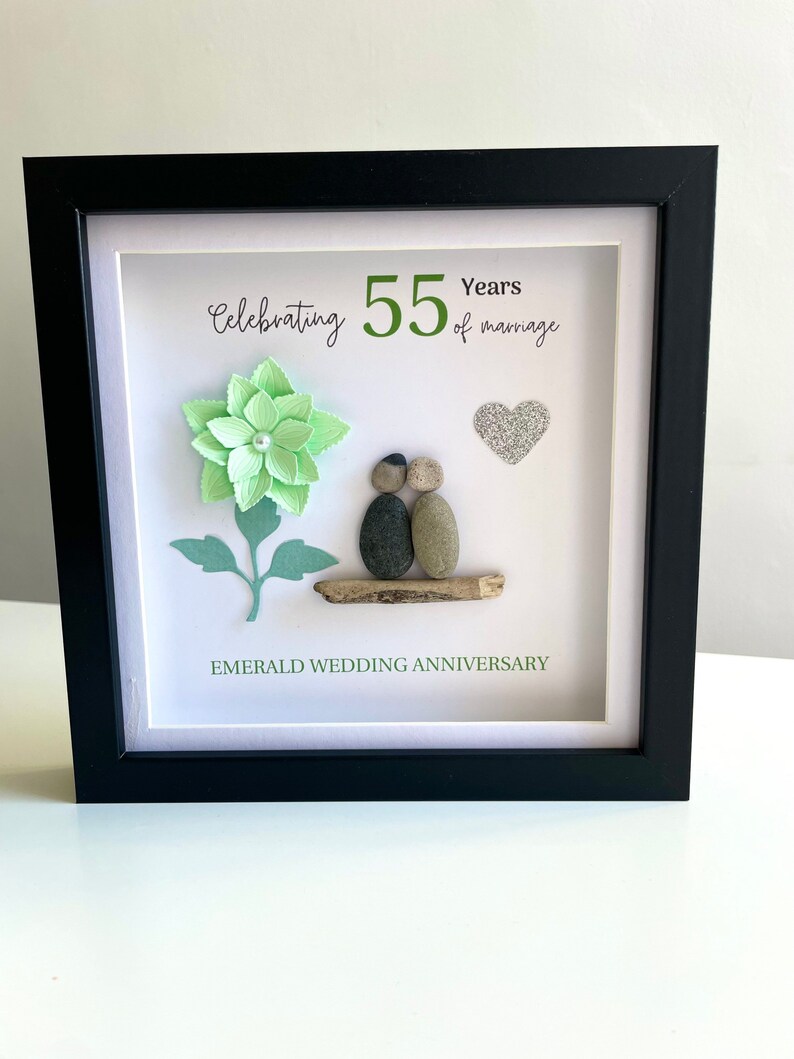 Celebrating 55 Years of Love and Happiness Emerald Wedding - Etsy UK