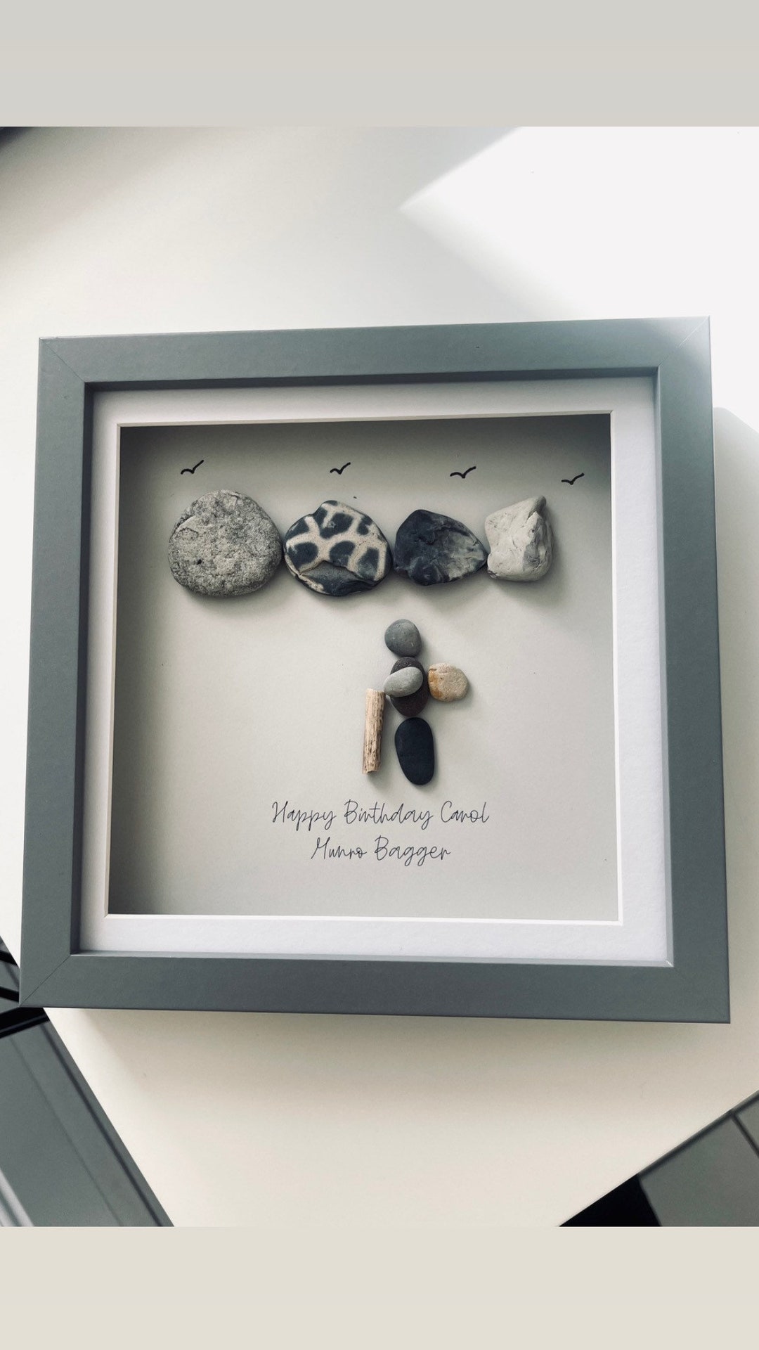 Munro Bagger Mountain Climber Unique Beautiful Gift Frame Art Mountains ...