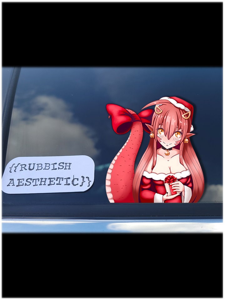 Miia Sticker, Monster Musume, Lamia, UV Gloss, Vinyl, Anime Car Decal ...