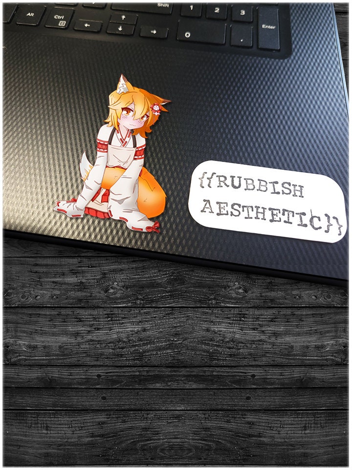 Senko-san Sticker Helpful Fox Sewayaki Kitsune UV Gloss - Etsy