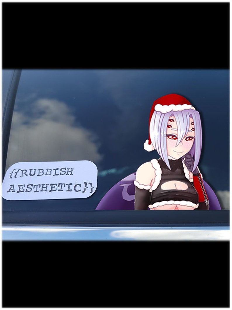 Rachnera Sticker, Monster Musume, UV Gloss, Vinyl, Anime Car Decal ...