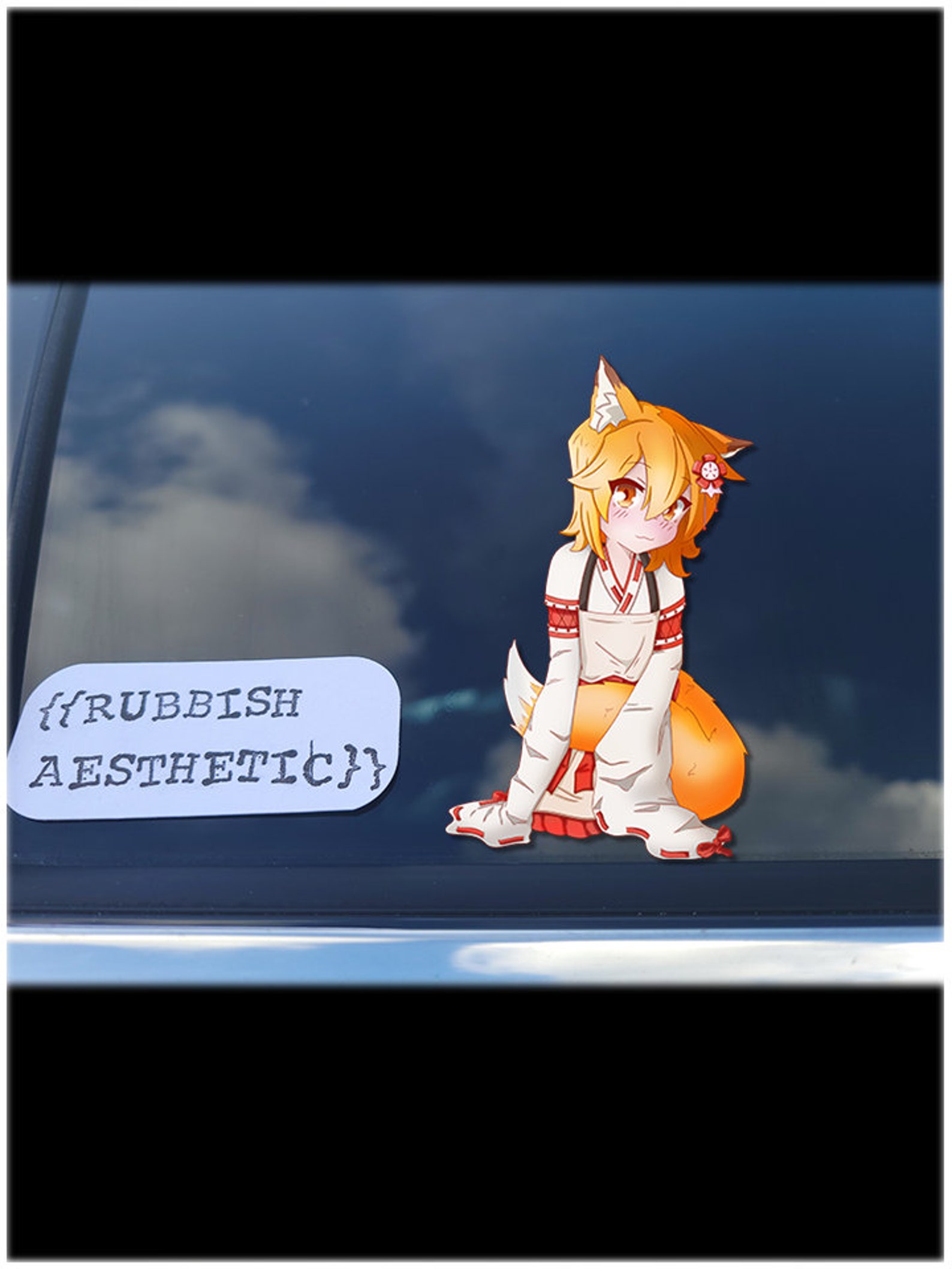 Senko-san Sticker Helpful Fox Sewayaki Kitsune UV Gloss - Etsy