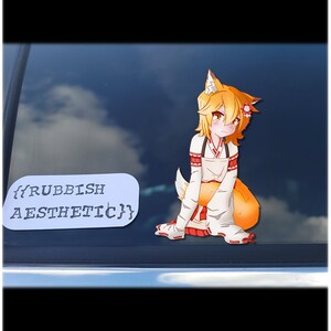 Senko-san Sticker Helpful Fox Sewayaki Kitsune UV Gloss - Etsy
