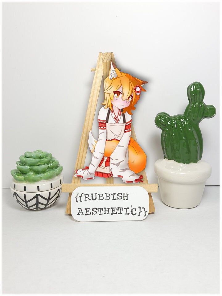 Senko-san Sticker Helpful Fox Sewayaki Kitsune UV Gloss - Etsy