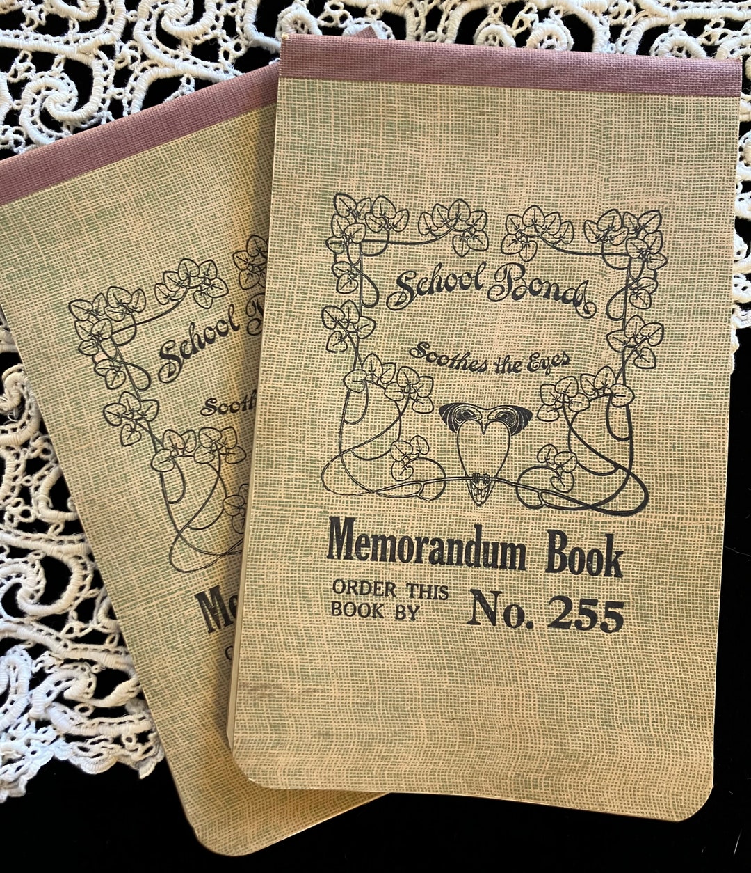 Vintage Note School Notebook Blank Pages to Be Handwritten - Etsy