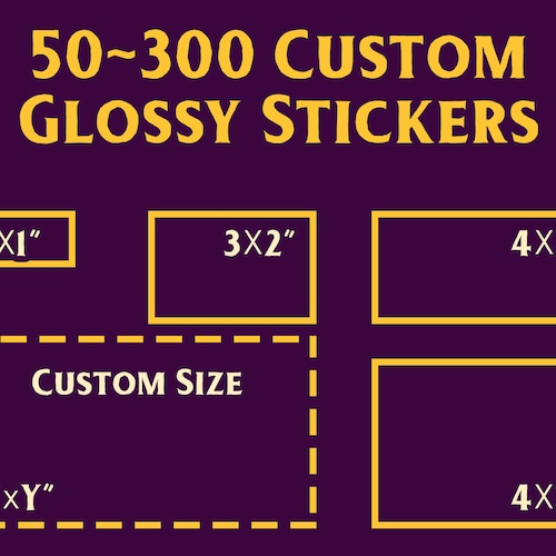 6x4 Custom Labels Custom Printed Stickers - Etsy