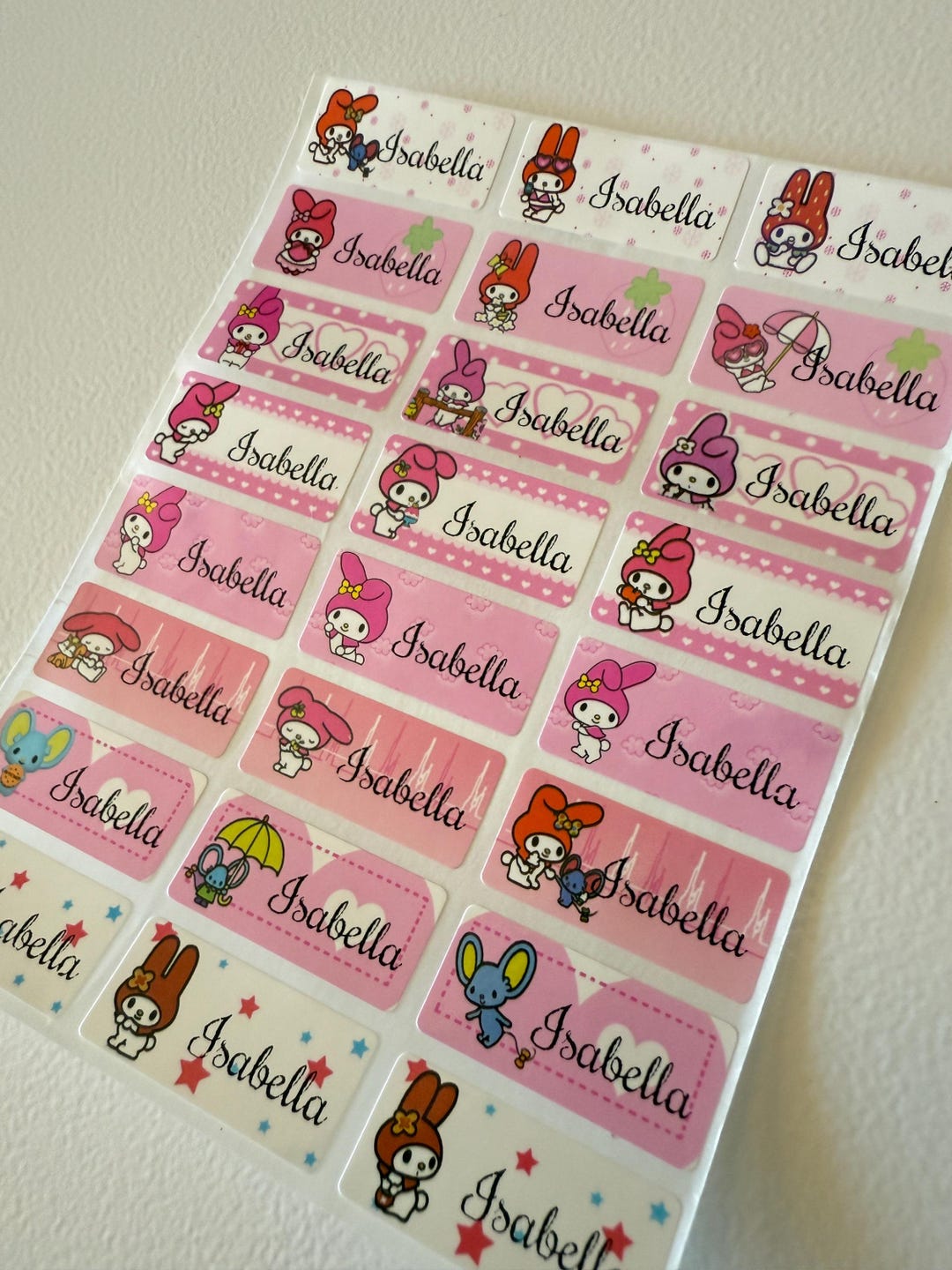 Personalized School Stickers and Labels and Gift- Waterproof Name ...