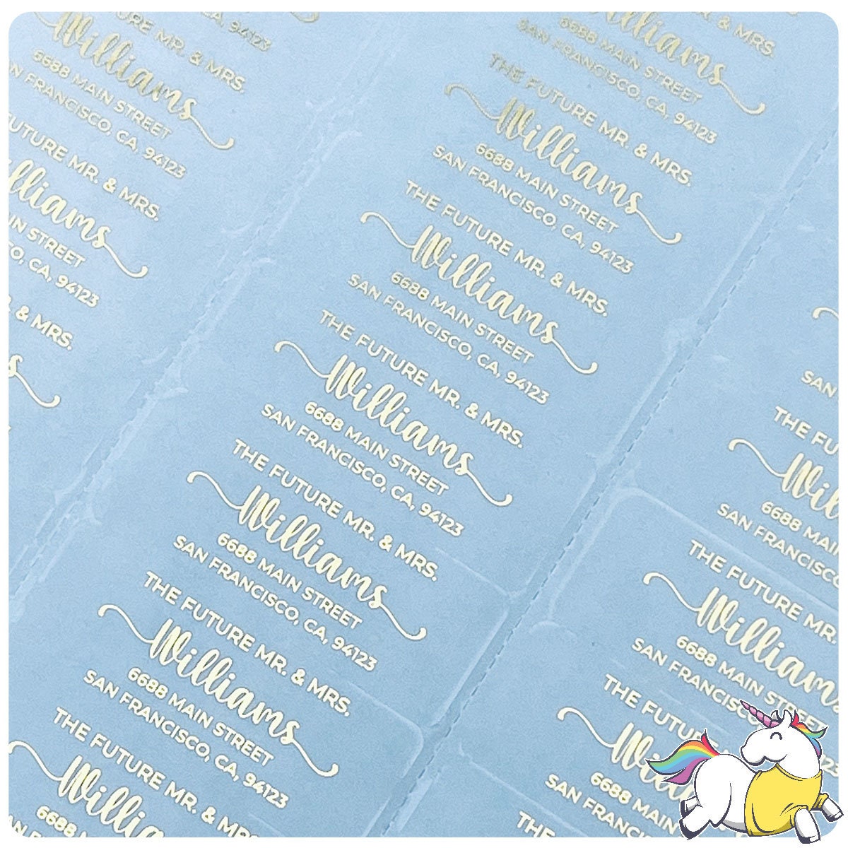 30 Clear Return Address Label, Address Labels, Return Gifts, Custom ...