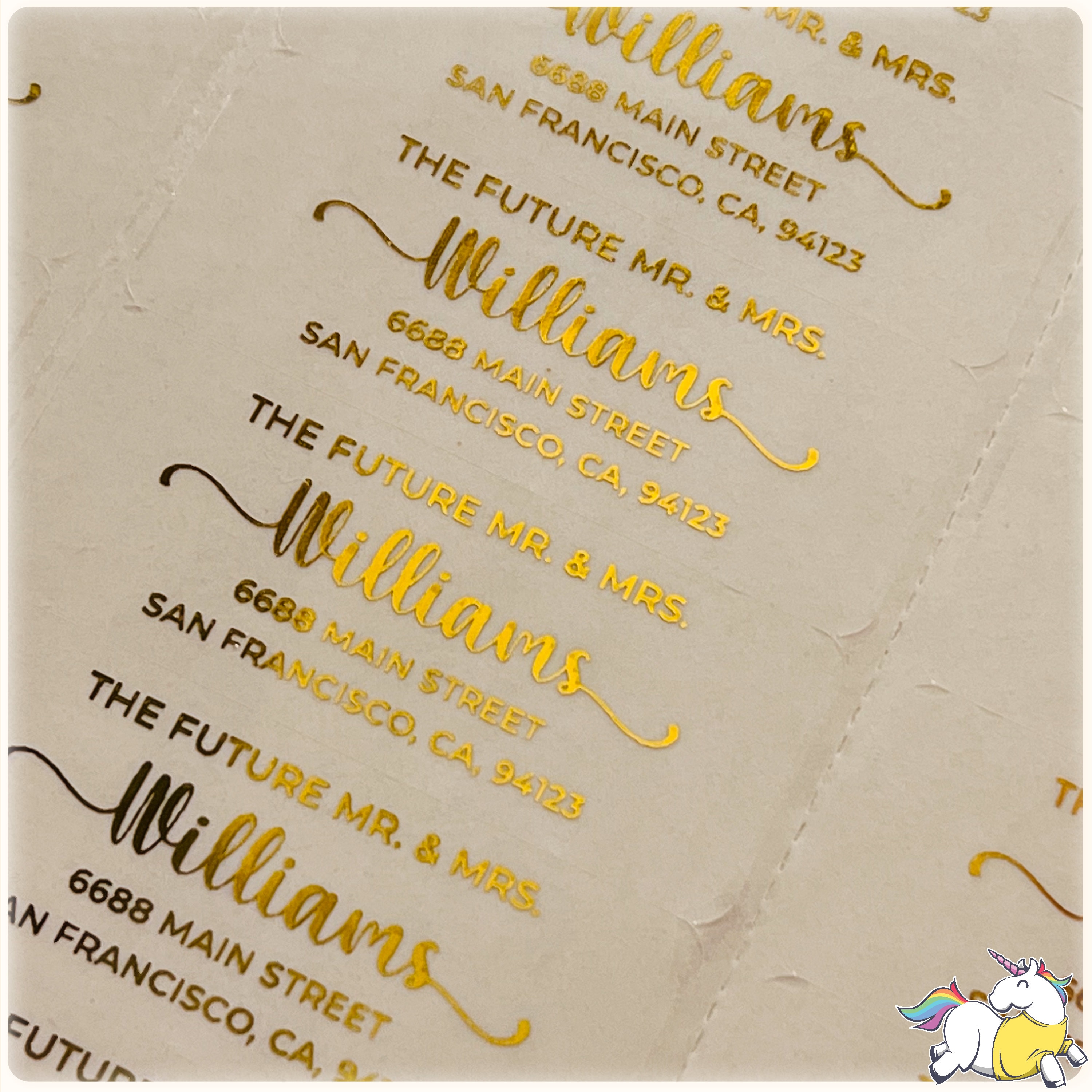 30 Clear Return Address Label, Address Labels, Return Gifts, Custom ...