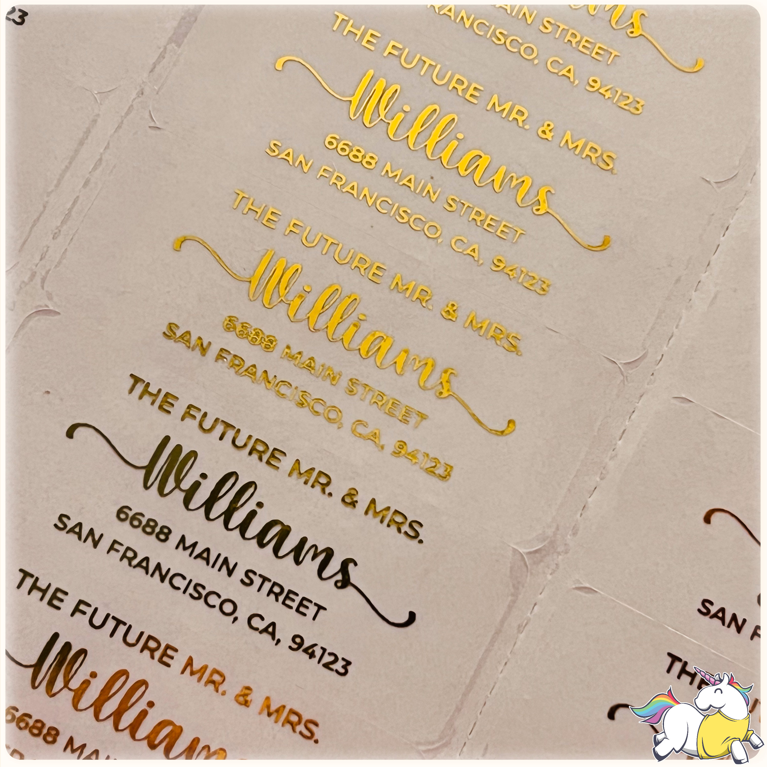 30 Clear Return Address Label, Address Labels, Return Gifts, Custom ...