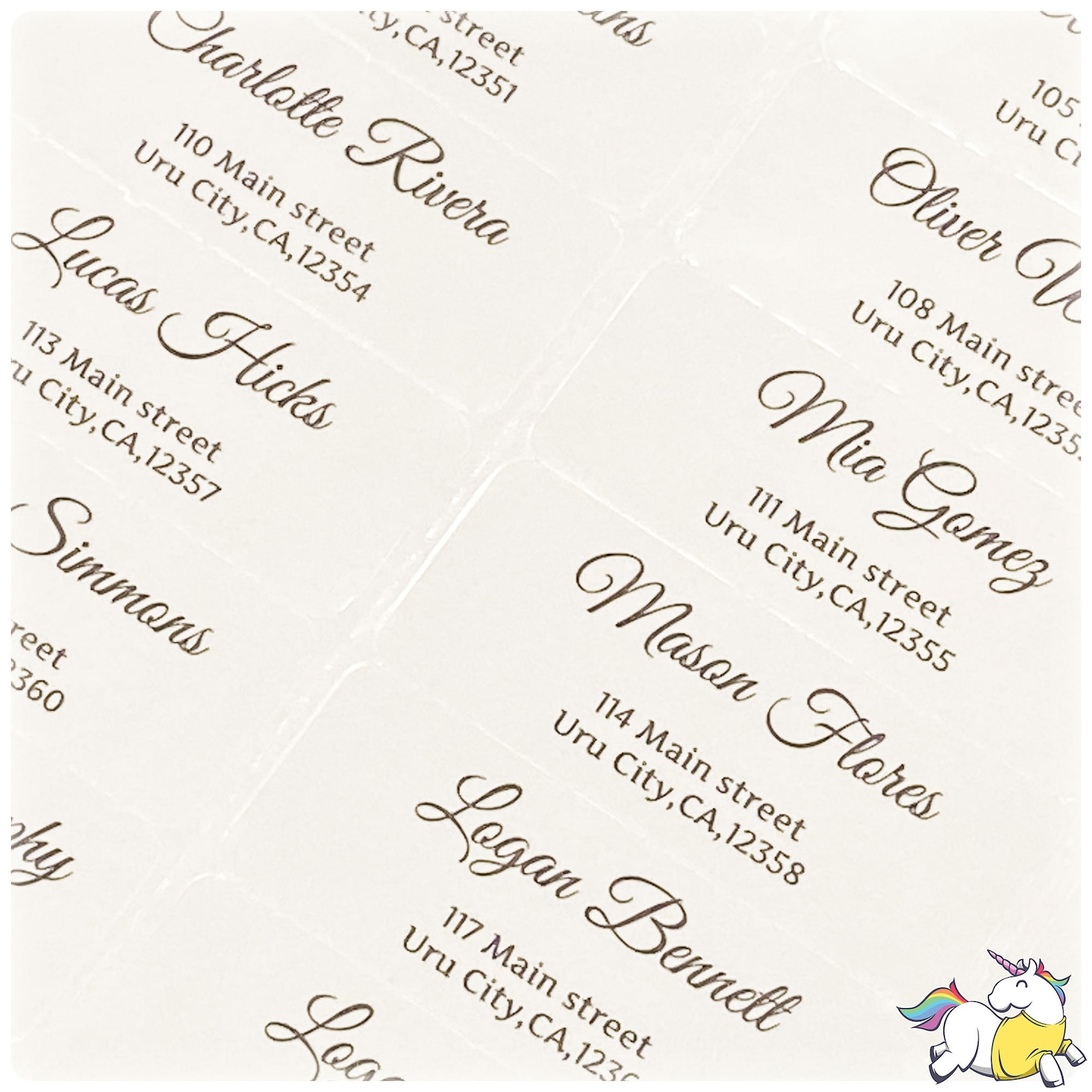 30 Clear Return Address Label Address Labels Address Labels - Etsy