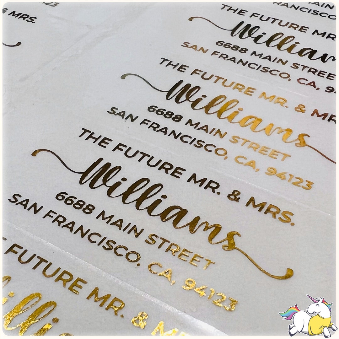 30 Clear Return Address Label Address Labels Address Labels Custom
