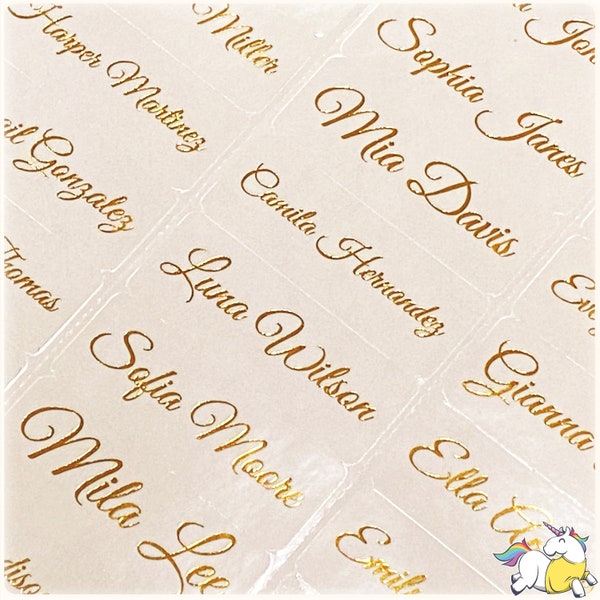 Name Stickers - Etsy