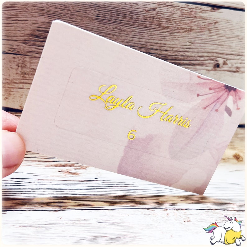 30 (2.625x1") Clear Wedding Table Place Card Sticker With Table Number ...