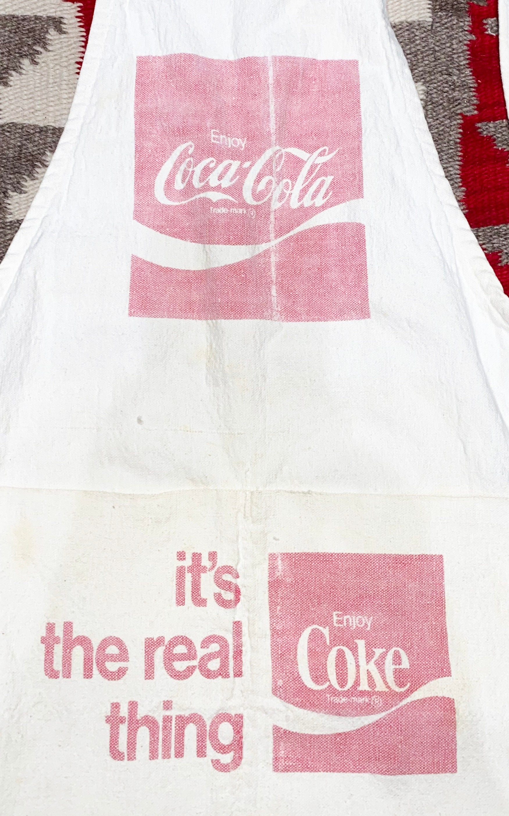 1970's Coca-cola Advertising Apron - Etsy