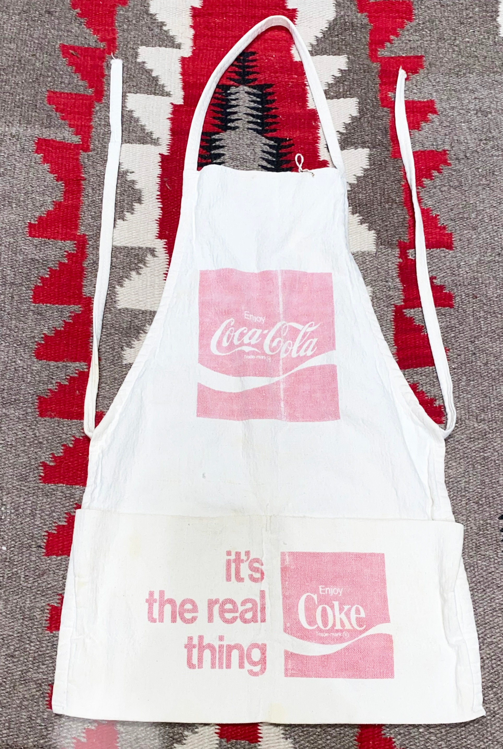 1970's Coca-cola Advertising Apron - Etsy