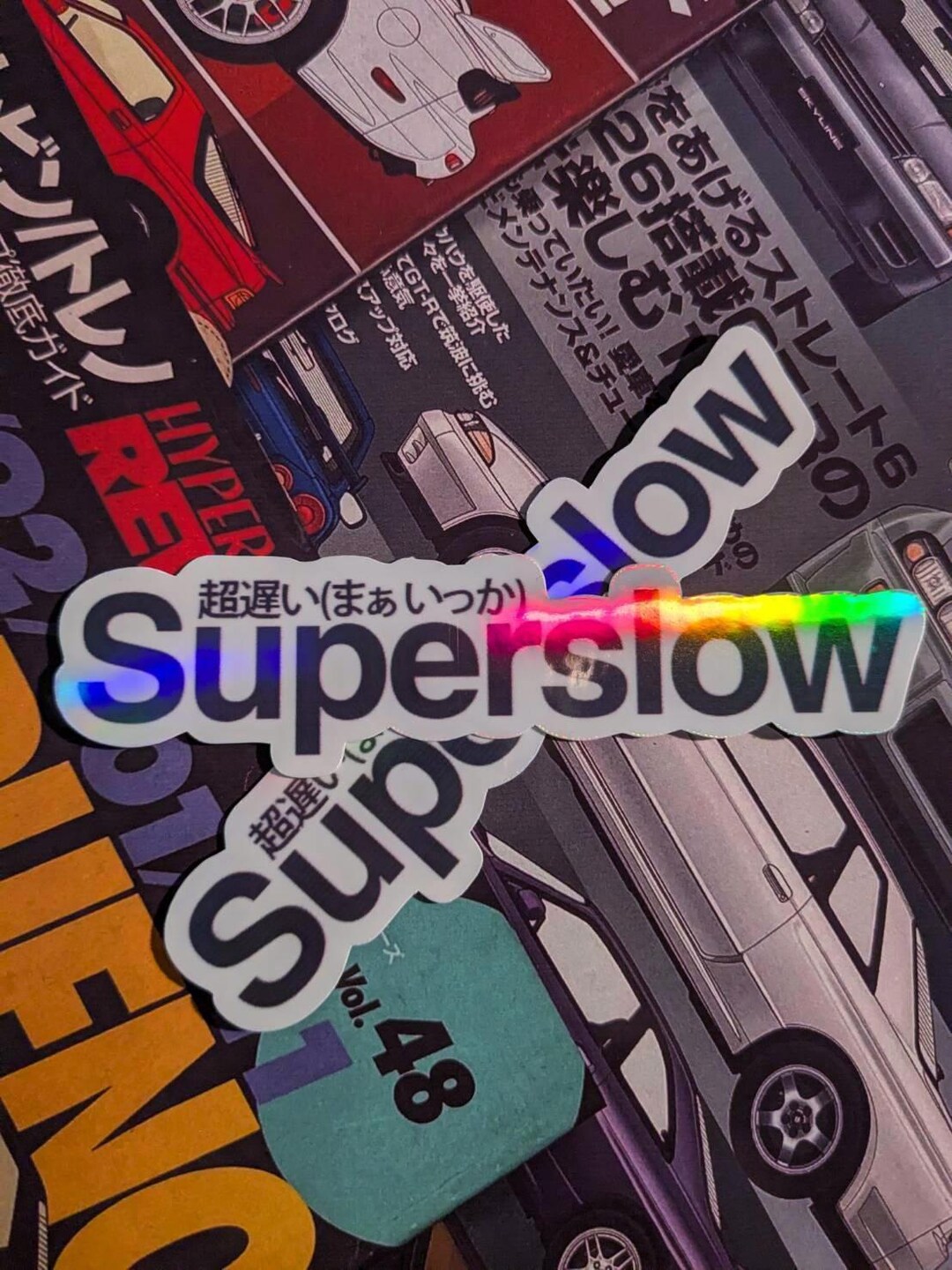 Superslow Weatherproof Laminated Sticker - JDM, Tuner, Drift, Racing ...