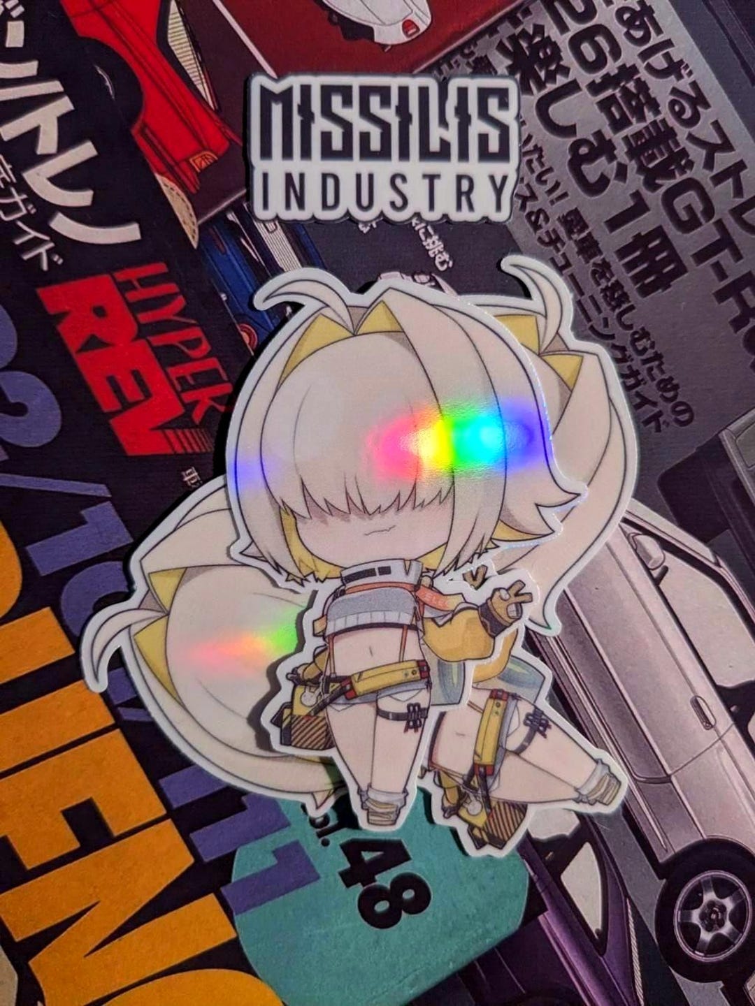 Elegg Goddess of Victory: NIKKE Chibi Weatherproof Laminated Sticker ...