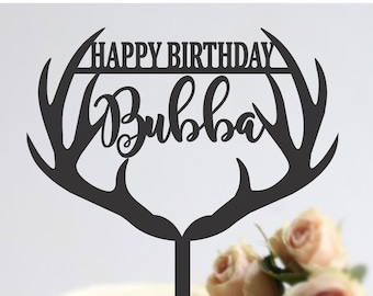 Rustic Cake Topper - Etsy