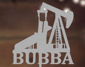 Grooms Oil Rig Cake Topper - Etsy