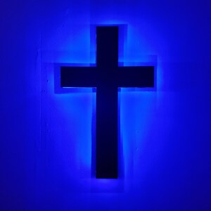 Large Lighted Outdoor Cross - Etsy