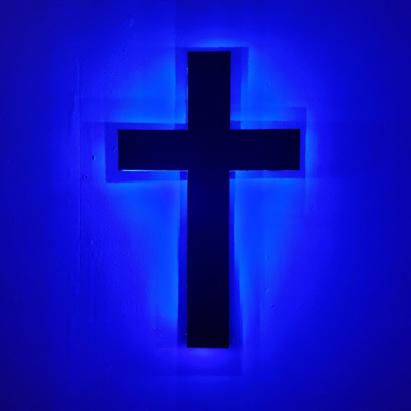 Lighted Cross - Etsy