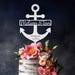 Personalized Anchor Cake Topper: Nautical Wedding, Baby Shower Decor - Etsy