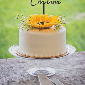 Personalized Cake Toppers for Weddings, Wedding Cake Sign Minimalist ...