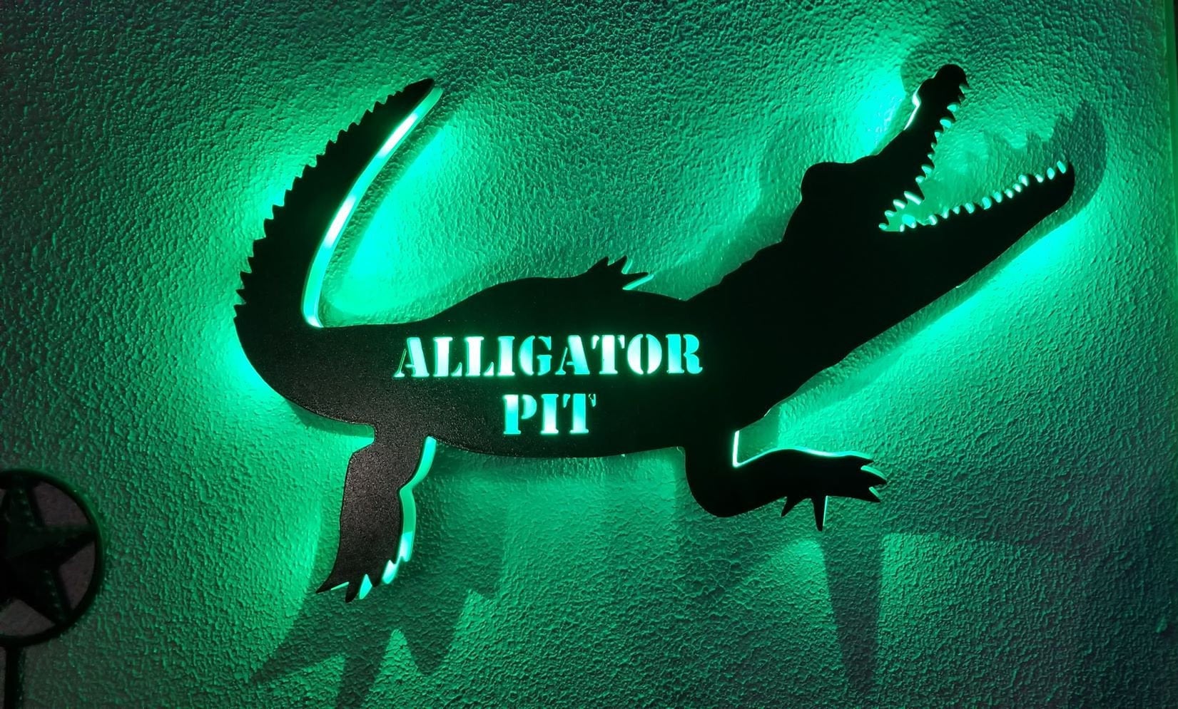 Alligator Wall Sign Custom Alligator Wall Decor. LED Lighted - Etsy