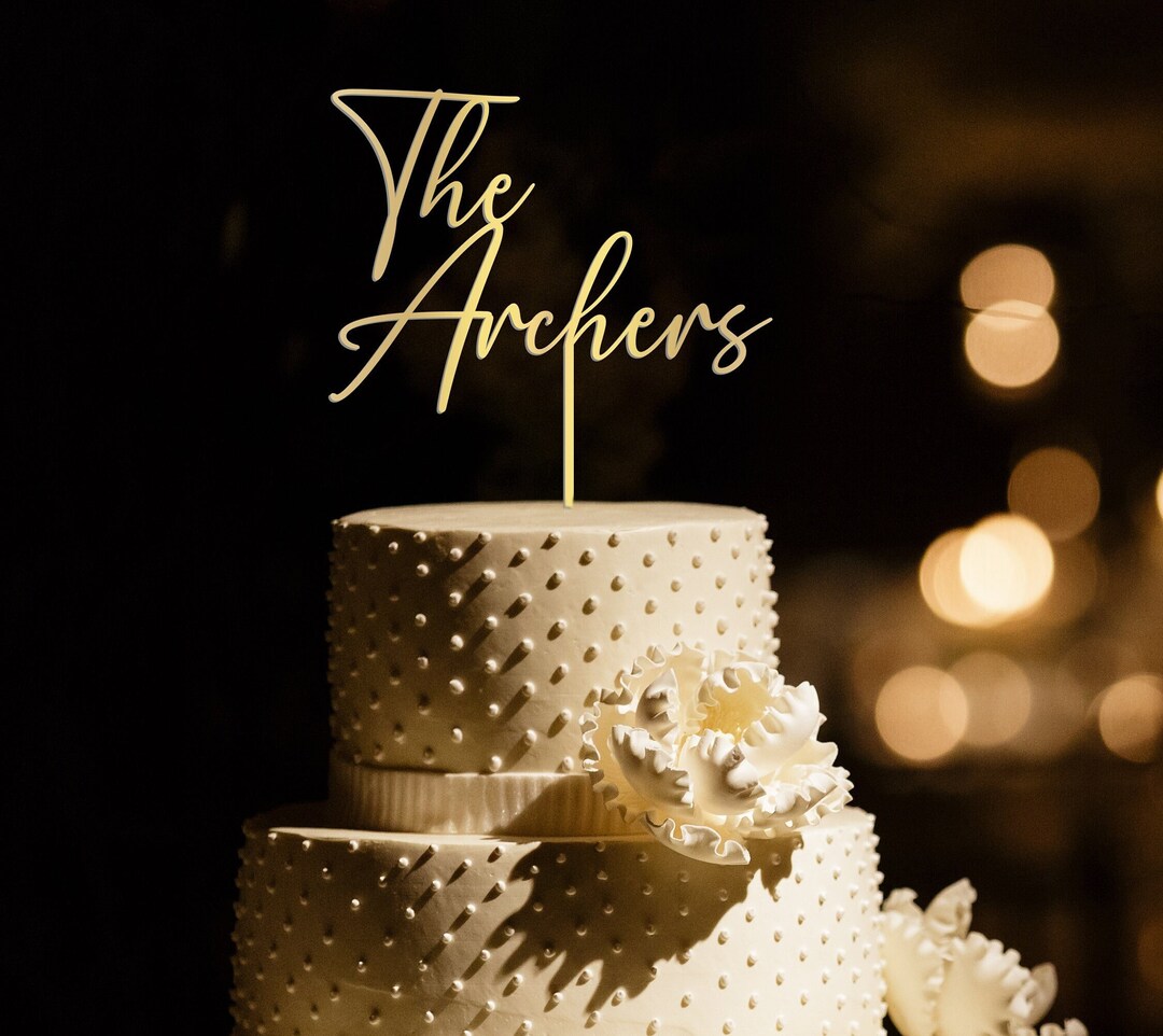 Custom Wording Topper Wedding Cake Topper Baptism Cake - Etsy