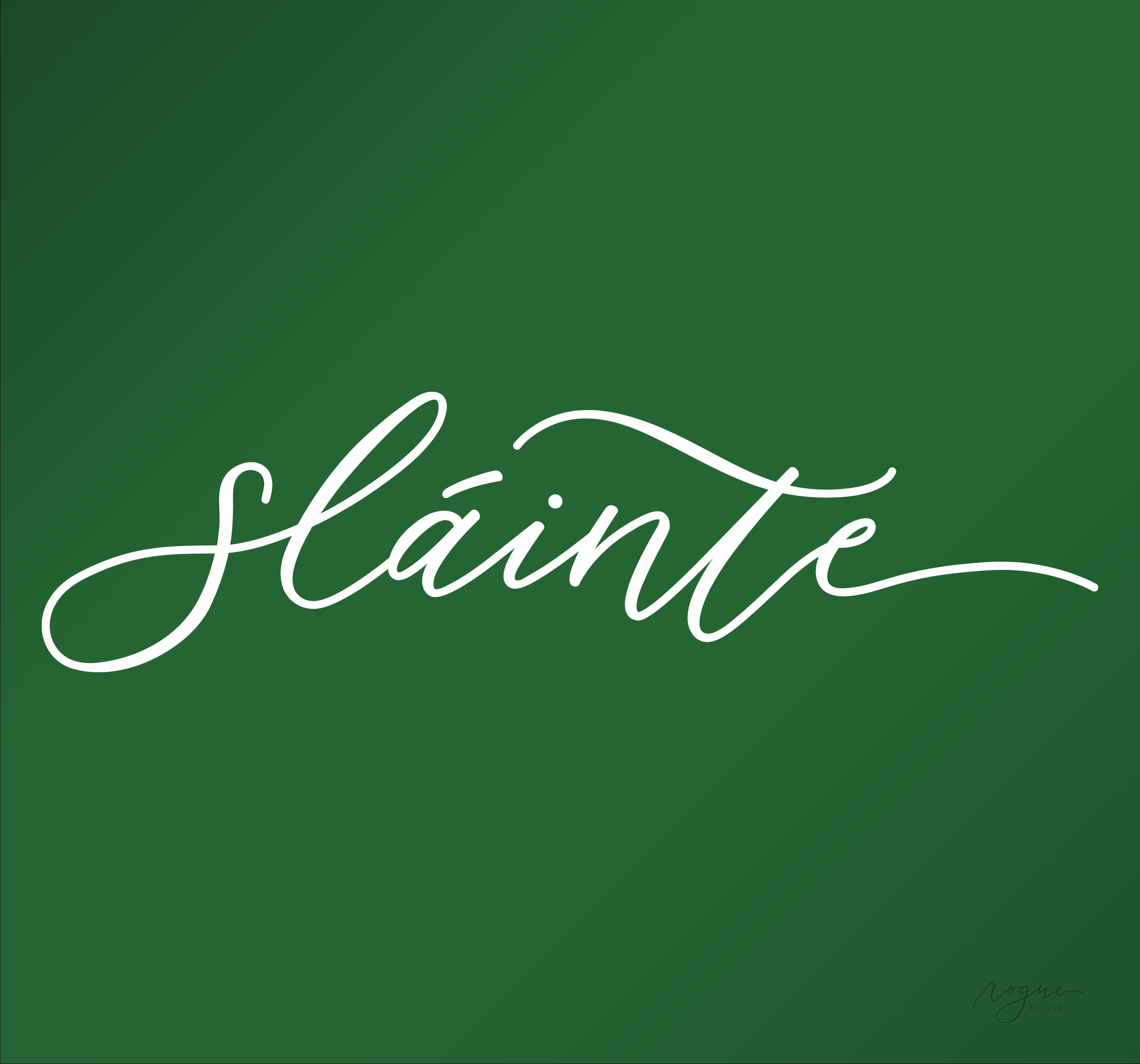 Sláinte SVG Vector Art St. Patrick's Day Irish Gaelic - Etsy