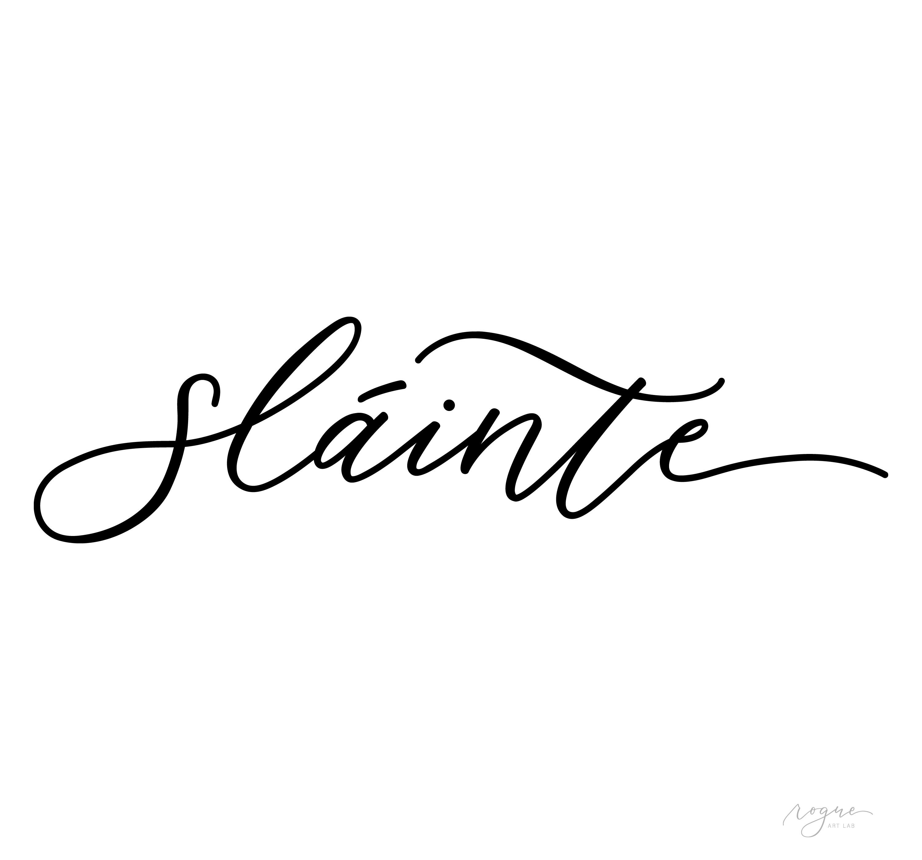 Sláinte SVG Vector Art St. Patrick's Day Irish Gaelic - Etsy Hong Kong