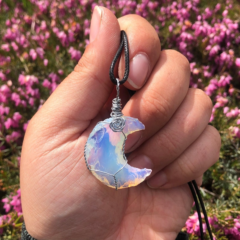 Wire Wrapped Moon - Etsy