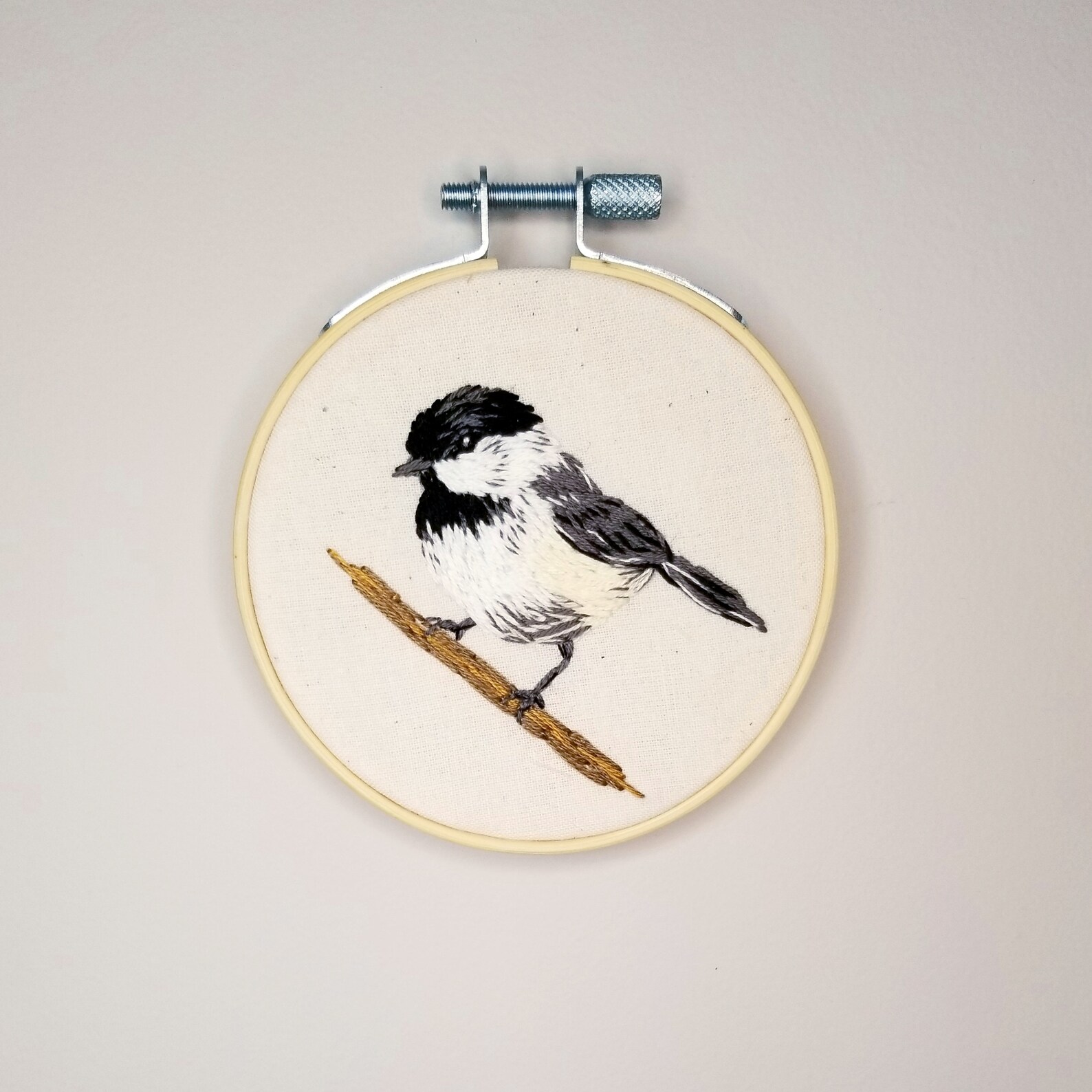 Chickadee Mini Embroidery Hoop, Wall Decor, Spring Decorations, Gift ...