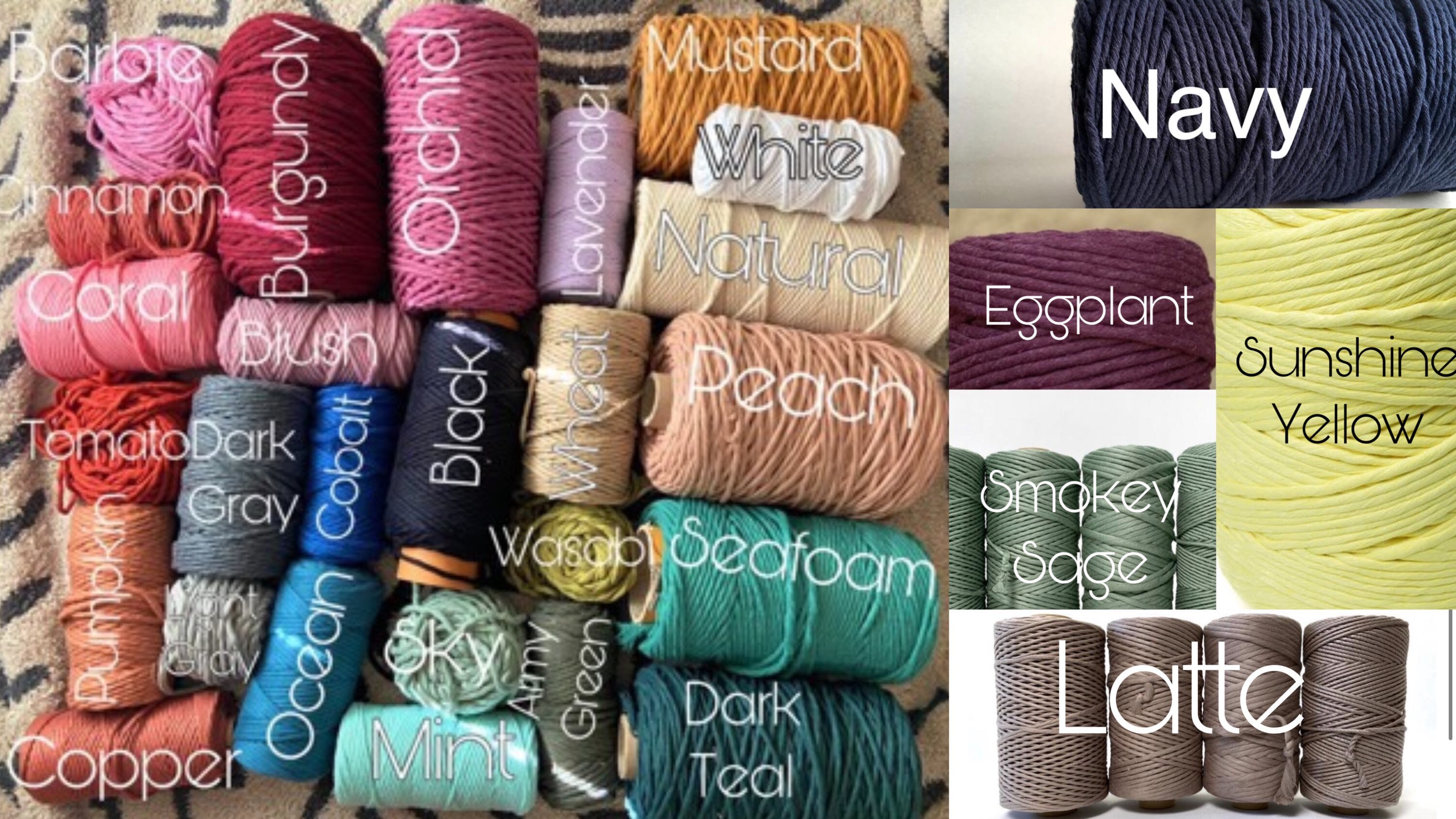 Boho Macrame Nursery Mobile 35 colors | Etsy