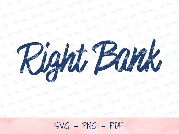 Right Bank SVG Paris SVG Digital Download France SVG Paris | Etsy