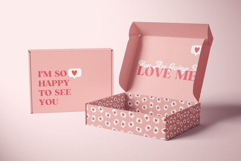 Subscription Box Design, Editable Mailer Box Design Template, Product ...