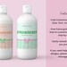 Fully Editable Body Product Label Template 4 Sizes DIY - Etsy