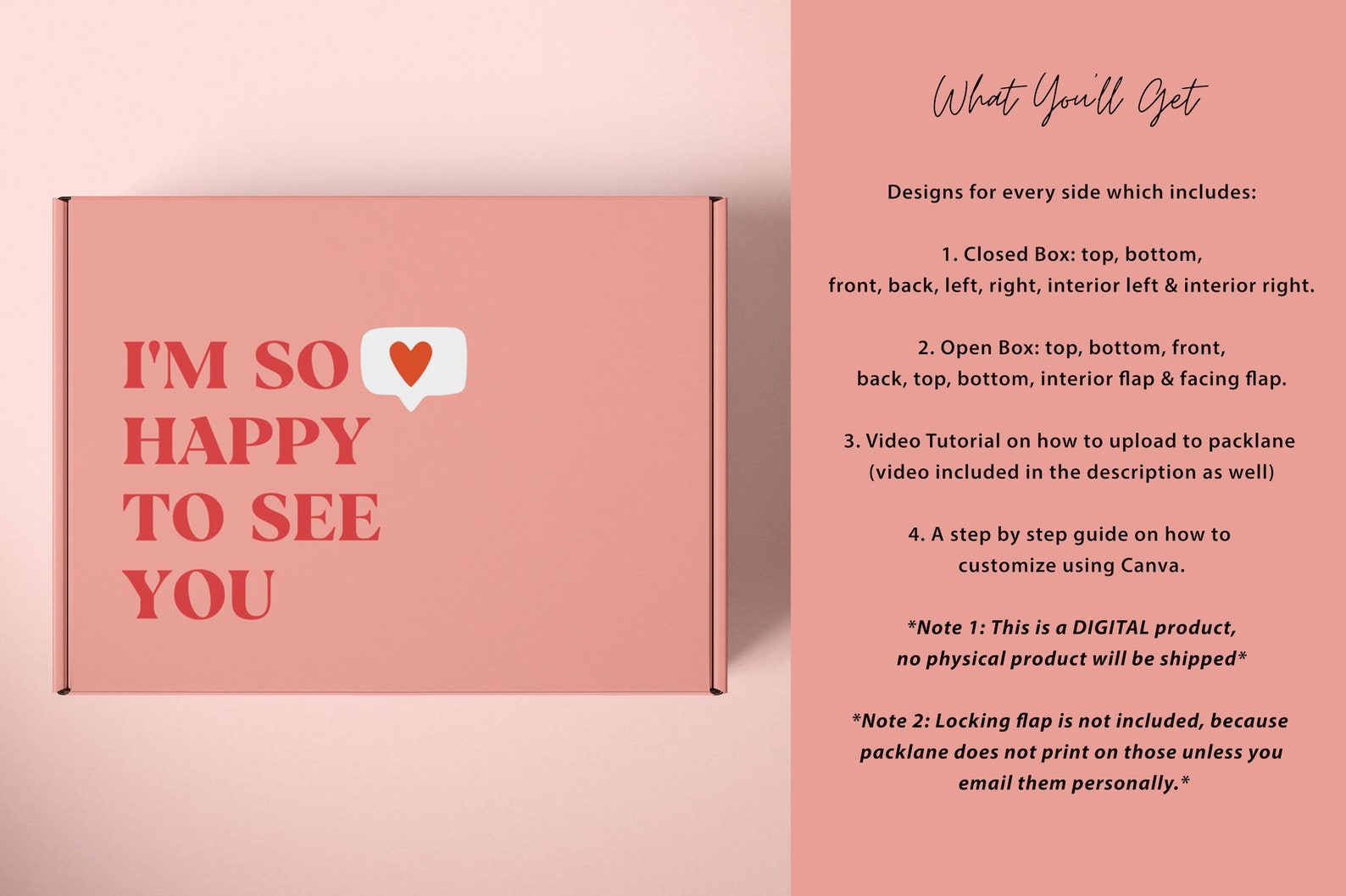 Subscription Box Design Editable Mailer Box Design Template - Etsy