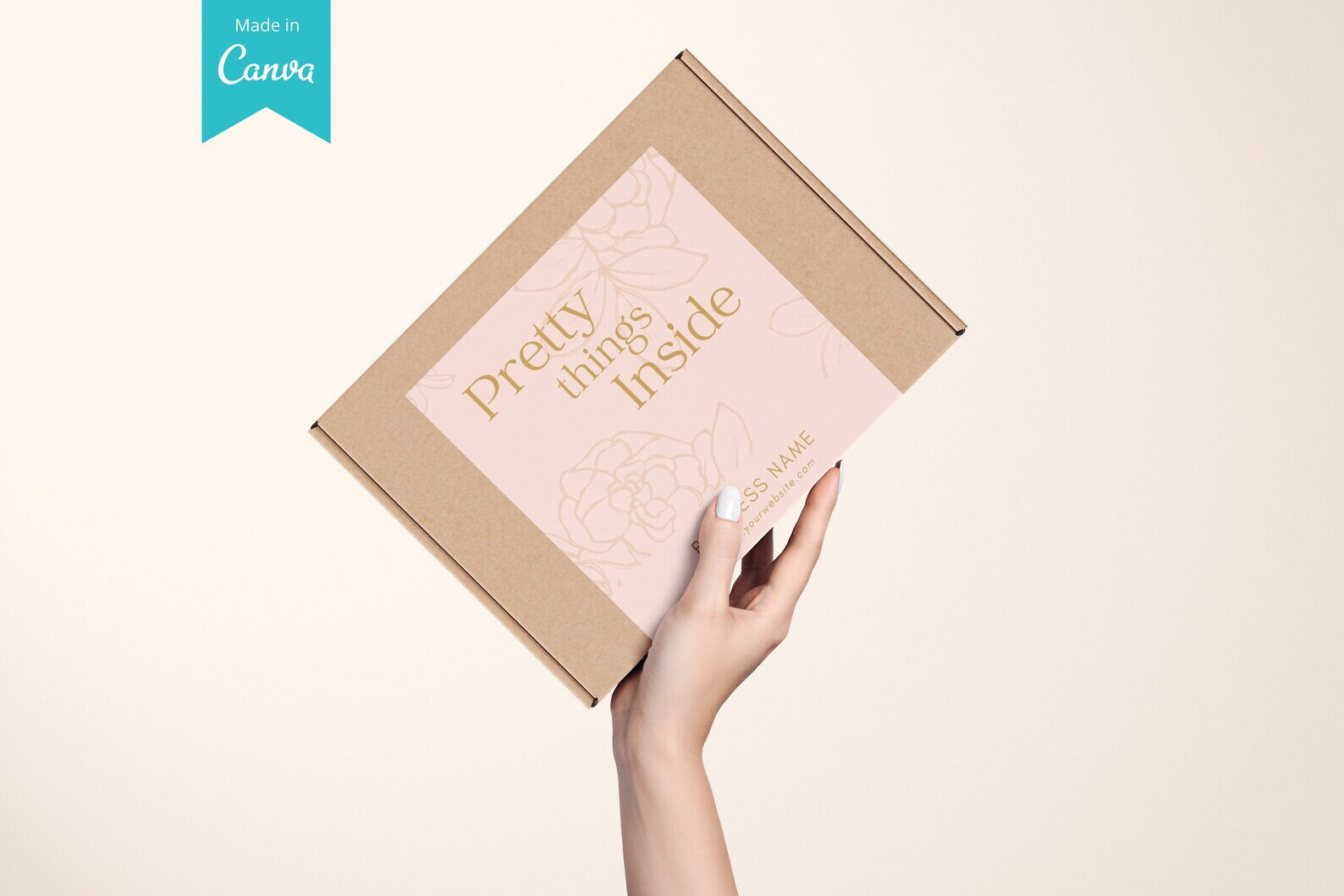 6 Editable Packaging Labels, Custom Packaging Sticker,branded Packaging ...