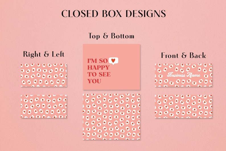 Subscription Box Design Editable Mailer Box Design Template - Etsy
