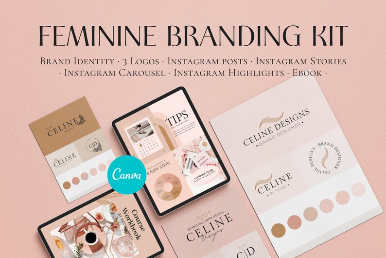 Branding Kit Logo Design Branding Branding Package DIY - Etsy