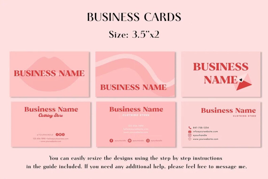 Editable Branded Packaging Template Bundle, Editable Packaging Box ...