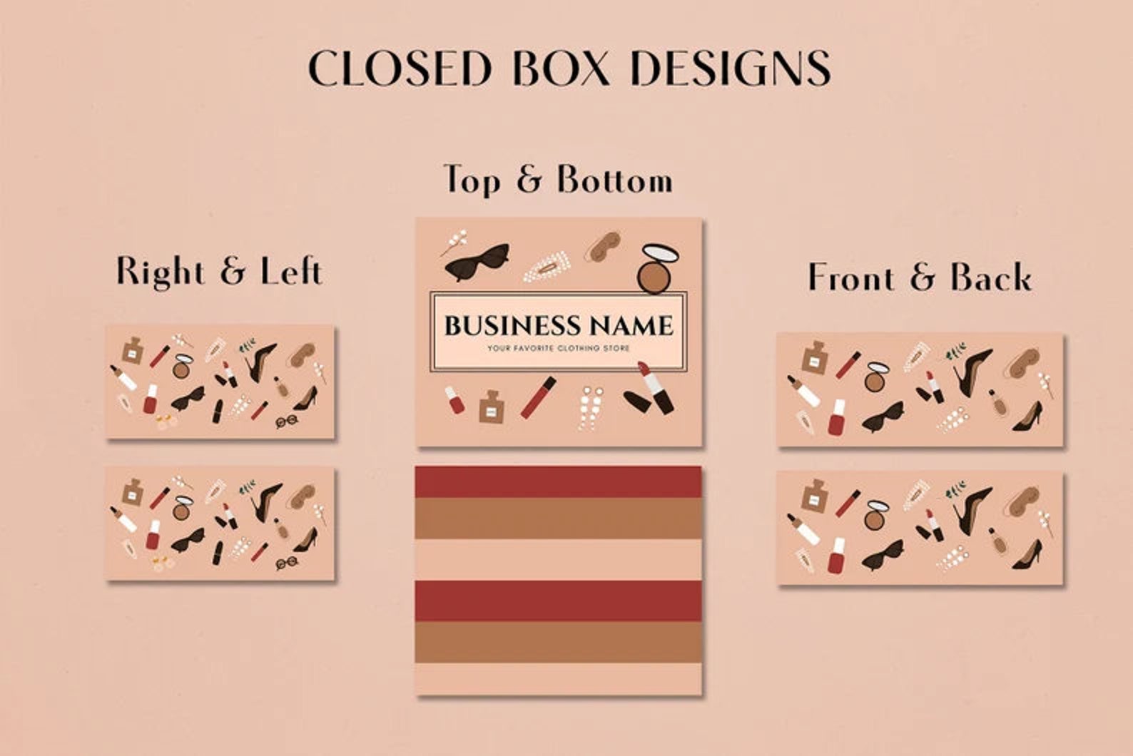 Subscription Box Design Editable Mailer Box Design Template - Etsy